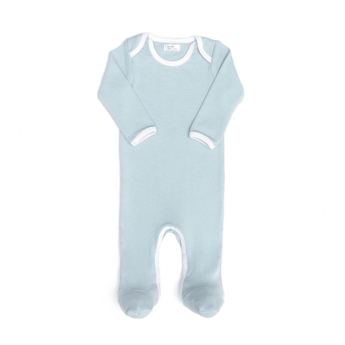 LIGHT BLUE RIBBED FOOTIE – solarispolaris